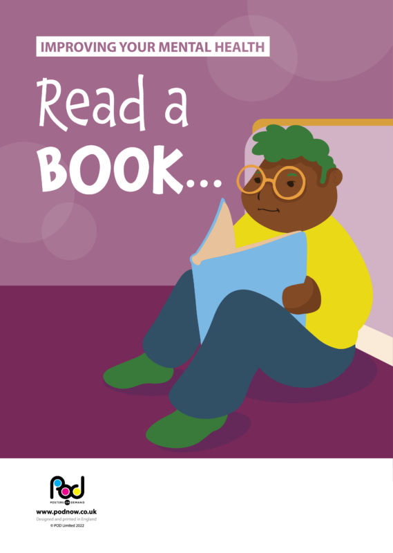 Improving your mental health - read a book | POD | Posters On Demand