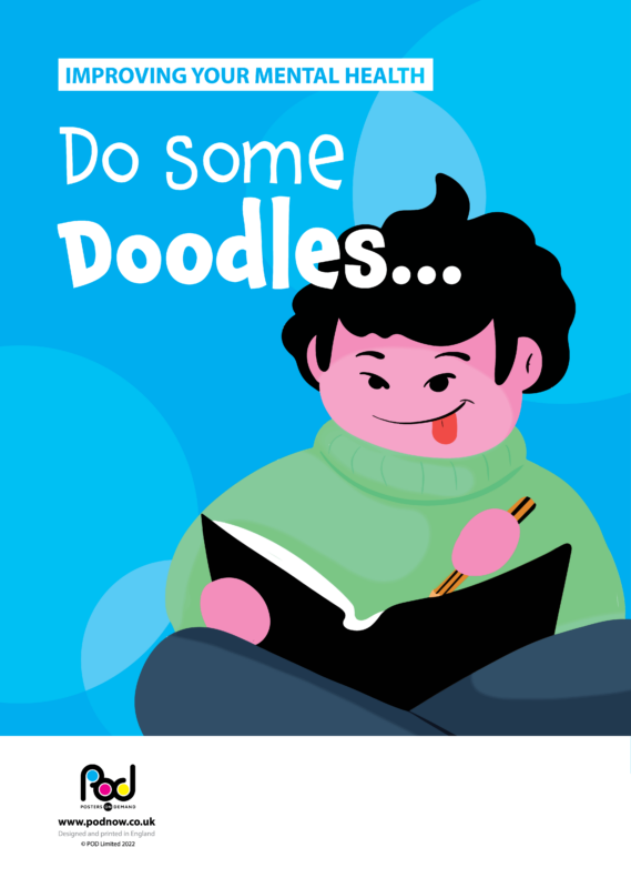 Improving your mental health - do some doodles | POD | Posters On Demand