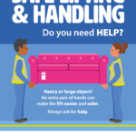 Safe lifting and handling - help | POD | Posters On Demand