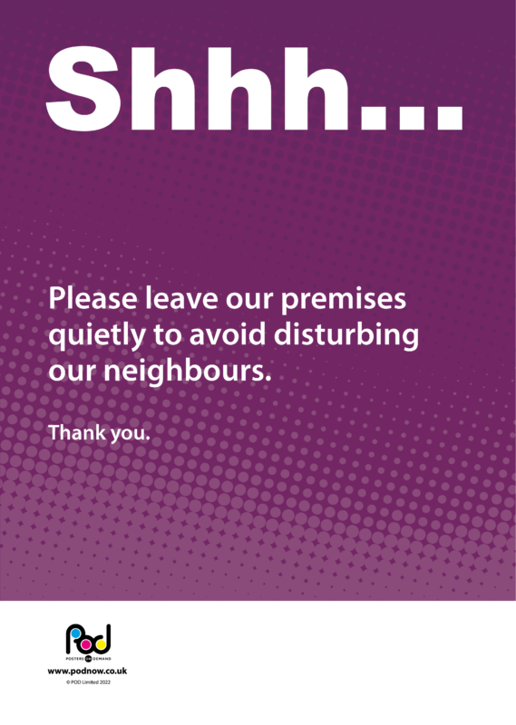 Shhhh… | POD | Posters On Demand