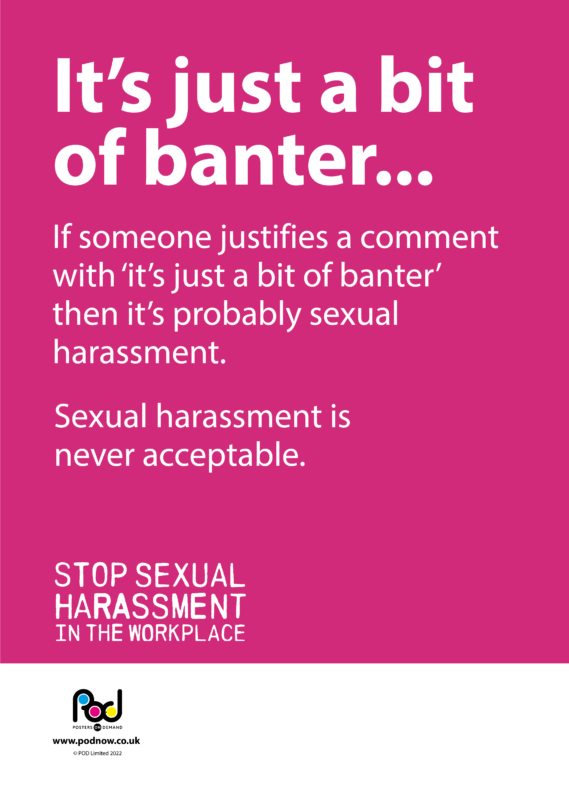 Sexual Harassment Printed Posters | POD | Posters On Demand
