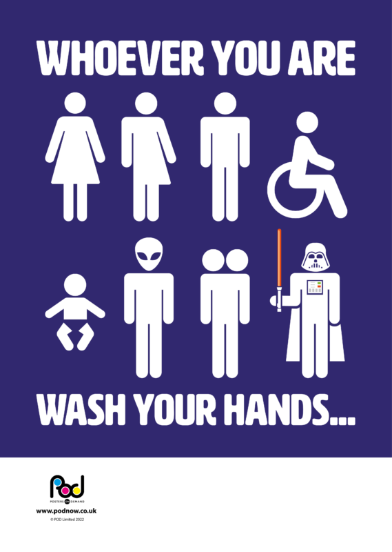 Handwashing Printed Posters | POD | Posters On Demand