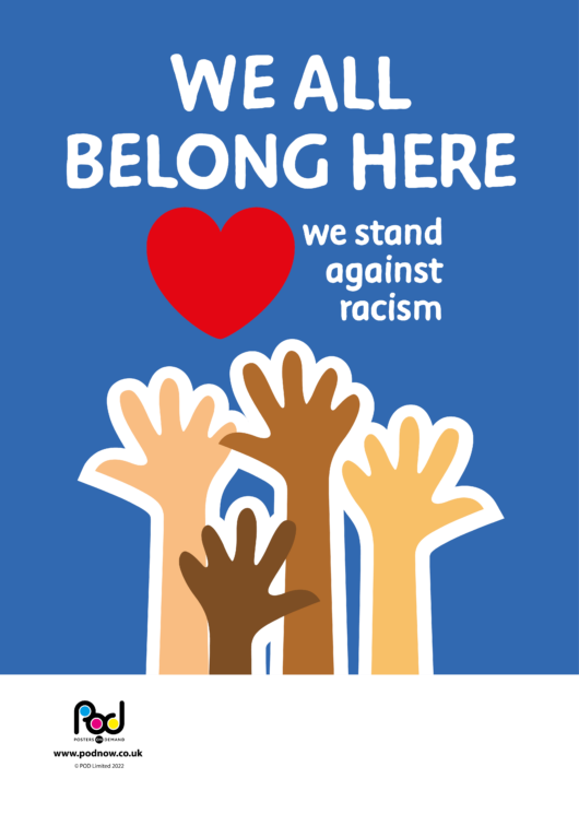 We all belong here | POD | Posters On Demand