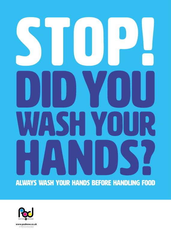 Stop! Did you wash your hands? | POD | Posters On Demand