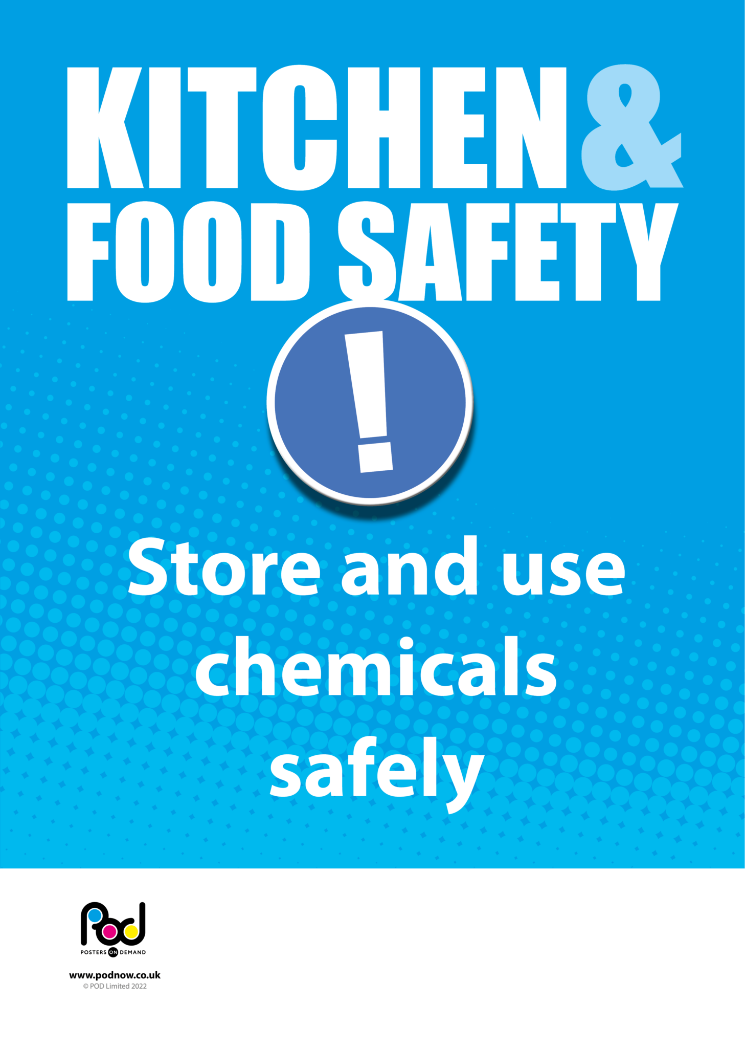 Kitchen and food safety - chemicals | POD | Posters On Demand