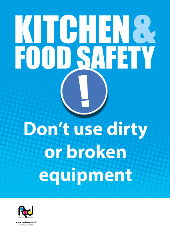 Kitchen and food safety - equipment | POD | Posters On Demand