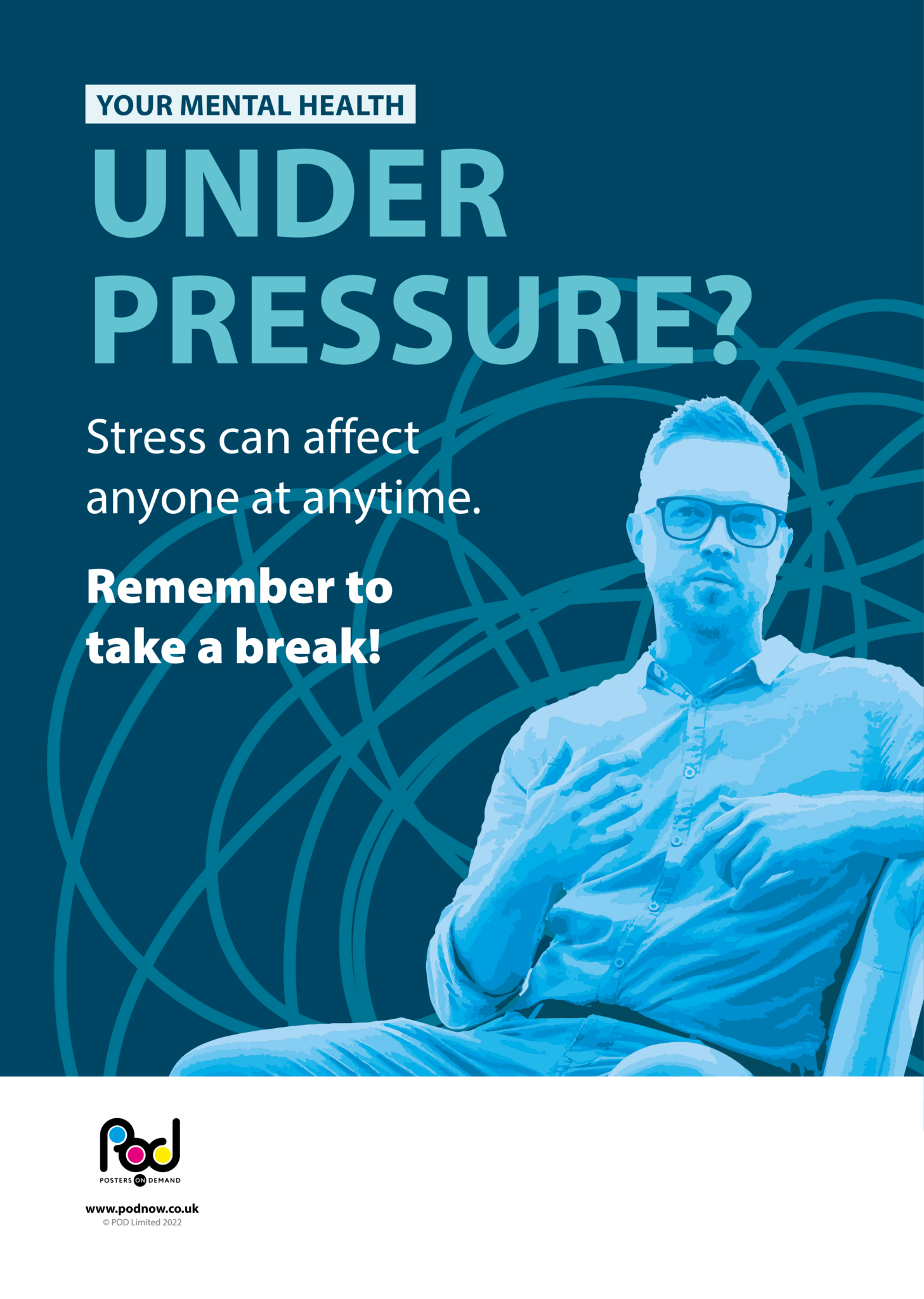 Your mental health - Under pressure? | POD | Posters On Demand