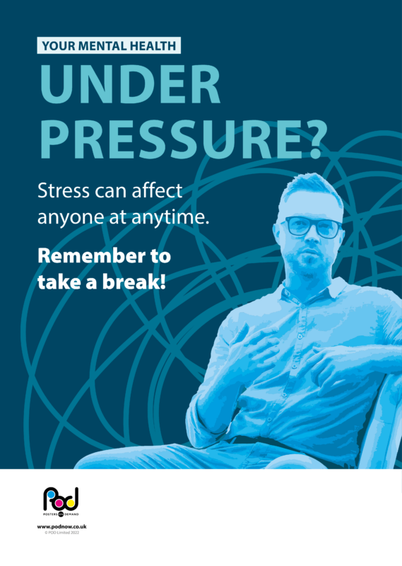 Your mental health - Under pressure? | POD | Posters On Demand