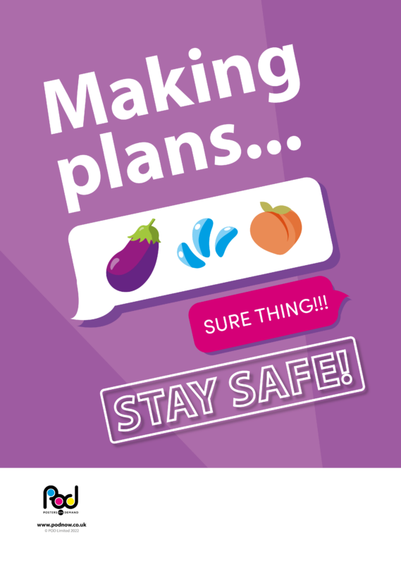 Sexual education - Making plans | POD | Posters On Demand