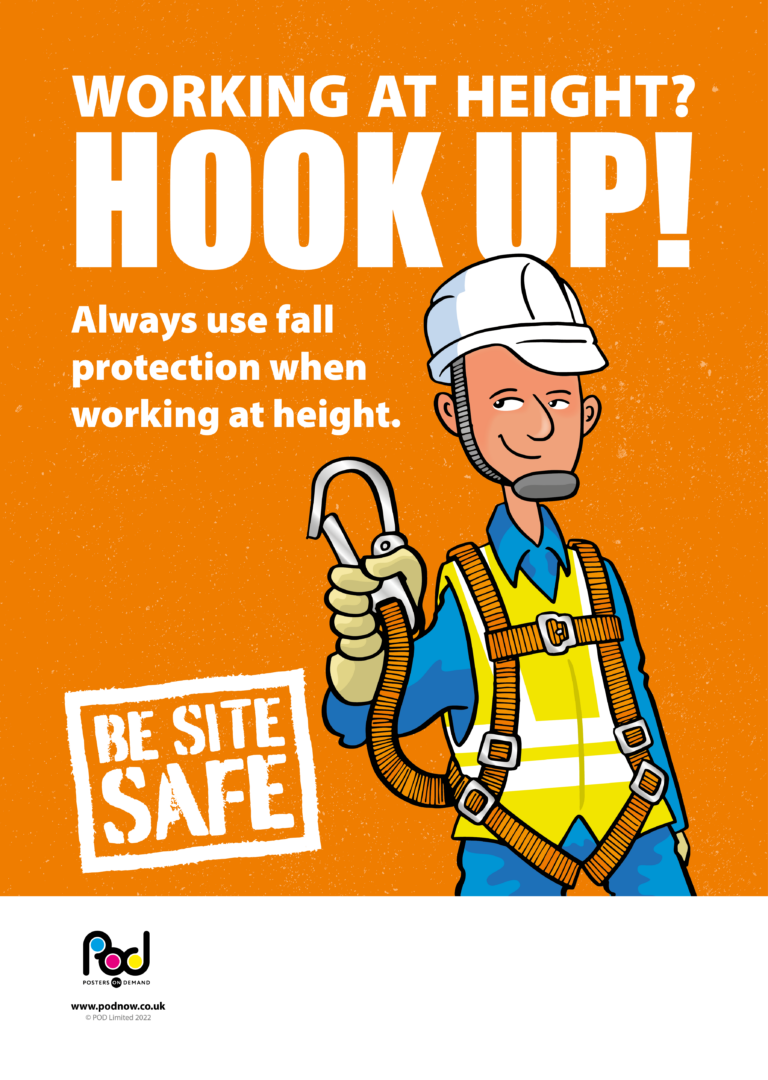 Site Safety - working at height | POD | Posters On Demand