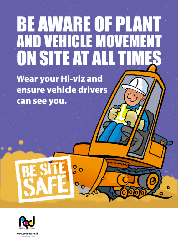 Site Safety - vehicle movement | POD | Posters On Demand