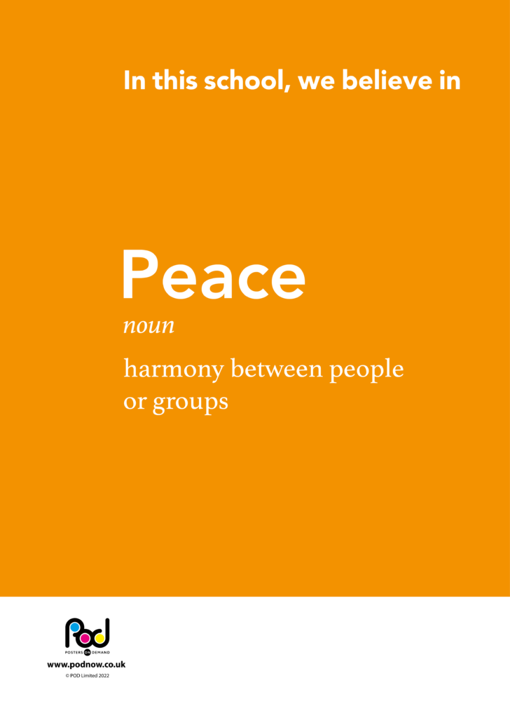 Peace | POD | Posters On Demand