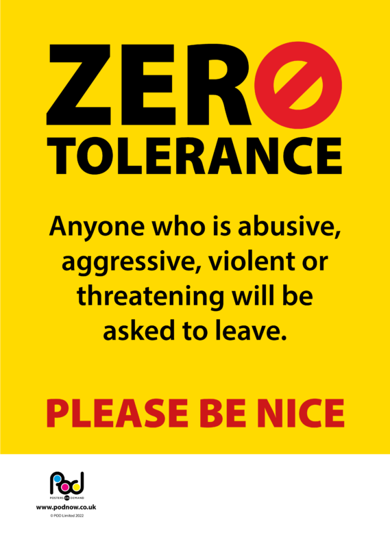 Please be nice - RED | POD | Posters On Demand