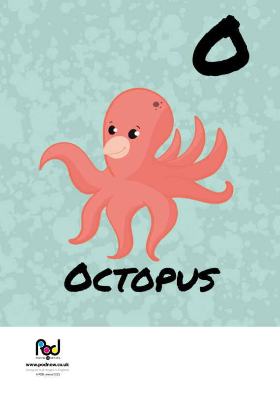 A-Z Alphabet - O | POD | Posters On Demand