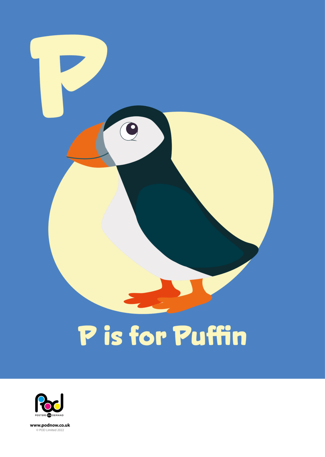 Animal Alphabet - P | POD | Posters On Demand