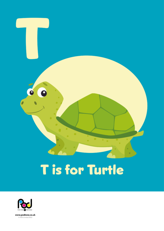 Animal Alphabet - T | POD | Posters On Demand