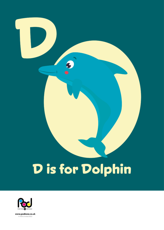 Animal Alphabet - D | POD | Posters On Demand