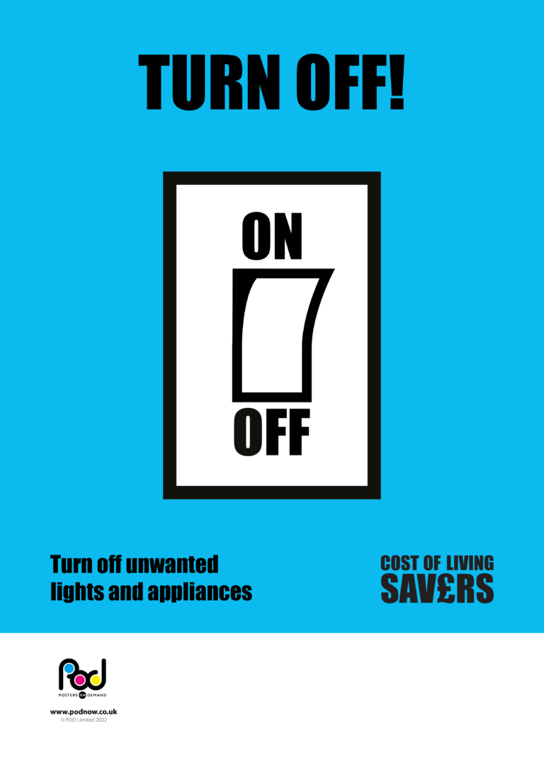 Turn off switches | POD | Posters On Demand