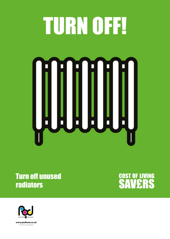 Turn off radiators | POD | Posters On Demand