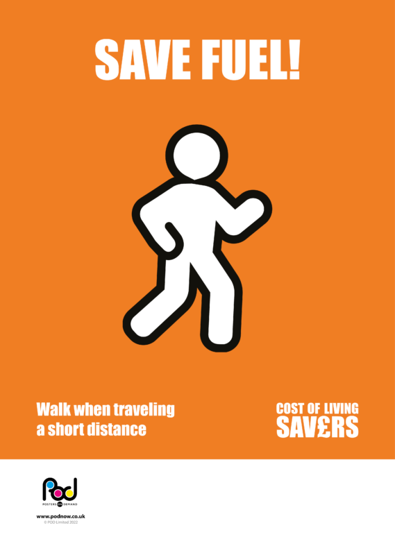 Save fuel | POD | Posters On Demand