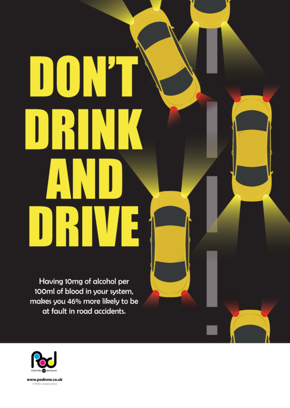 Don't drink and drive | POD | Posters On Demand