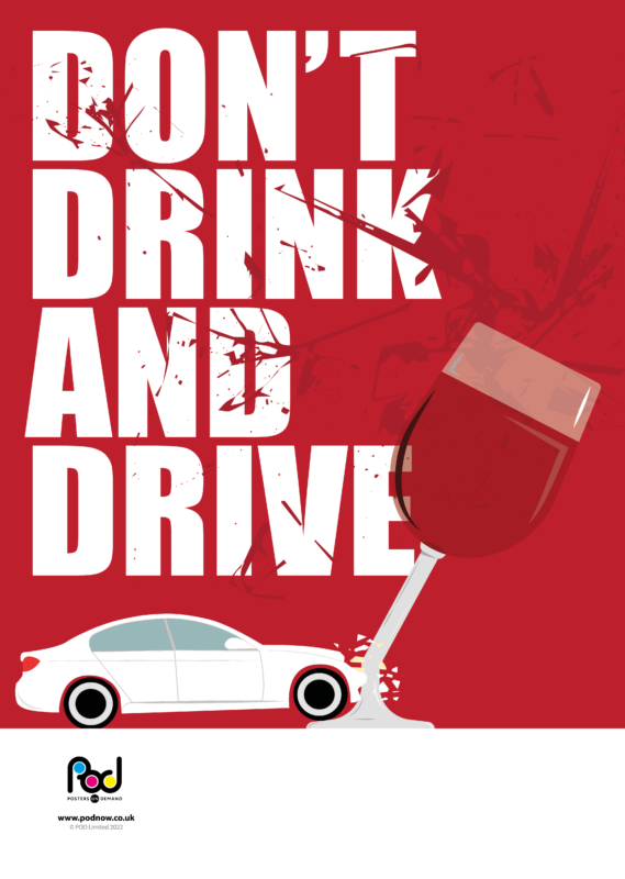 Don't drink drive | POD | Posters On Demand