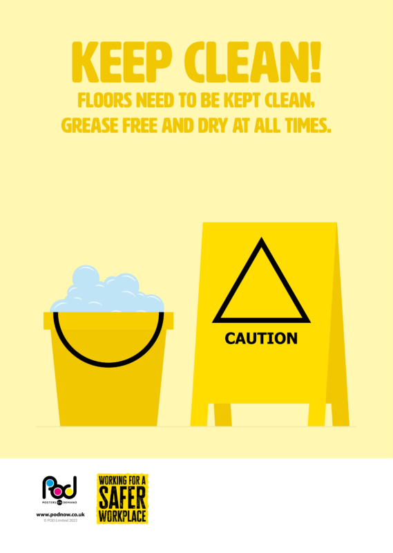 Keep Clean! Floors | POD | Posters On Demand