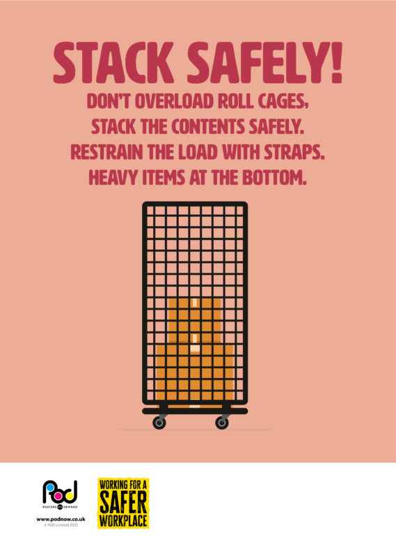 Stack Safely! | POD | Posters On Demand