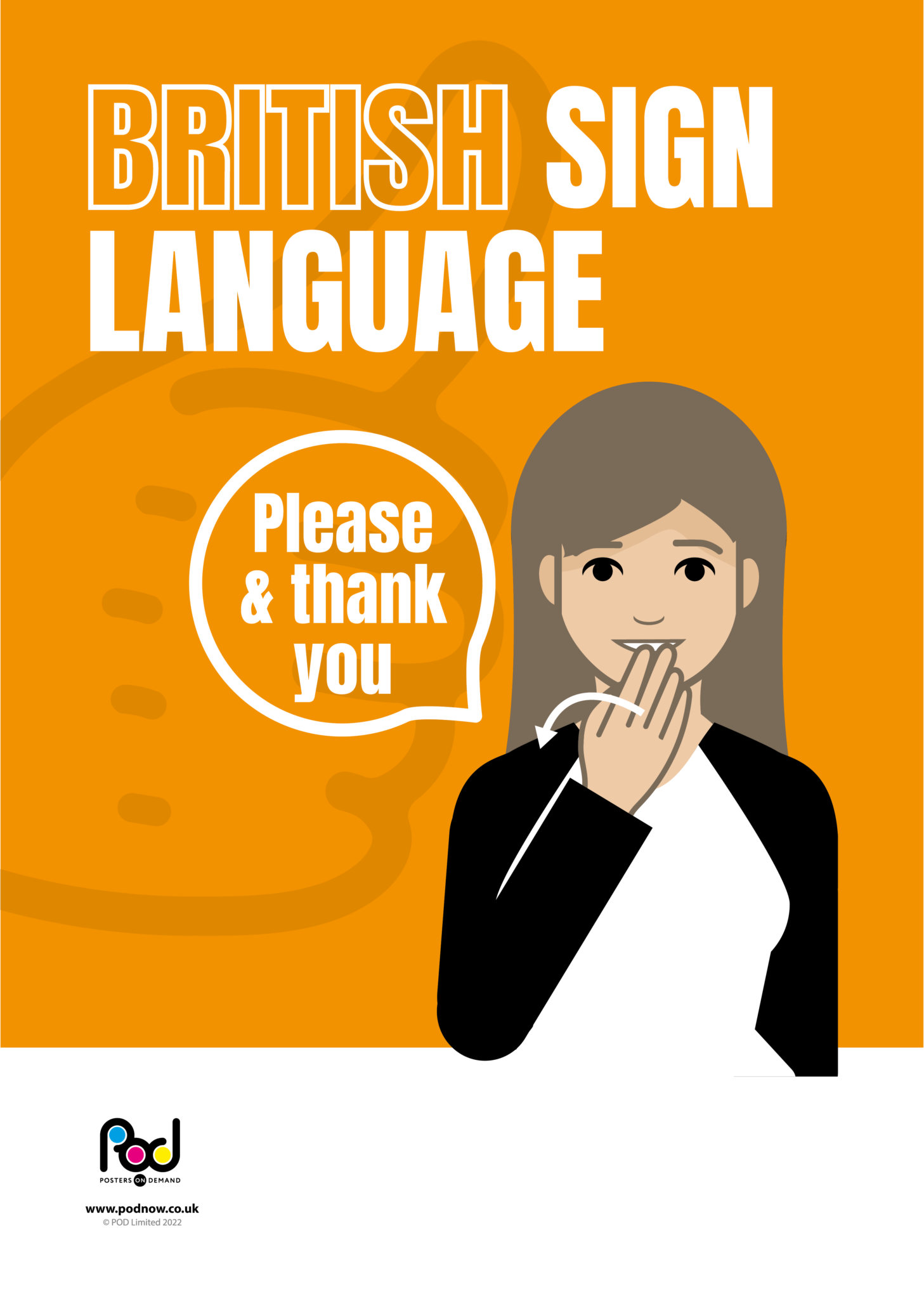 BSL-Please/Thank you | POD | Posters On Demand