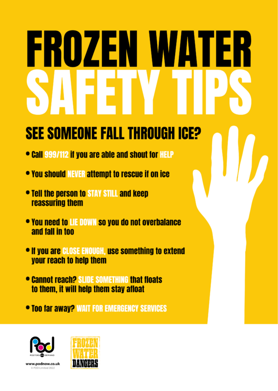 Frozen Water Printed Posters | POD | Posters On Demand