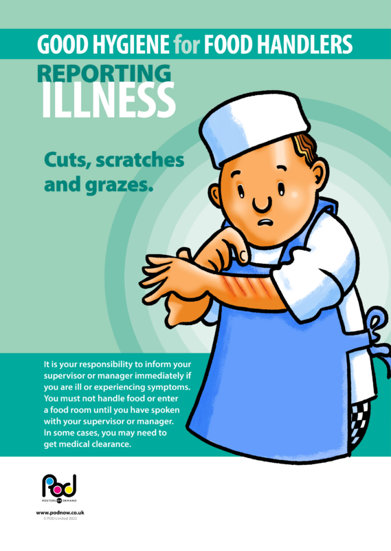 Cuts, scratches and grazes | POD | Posters On Demand
