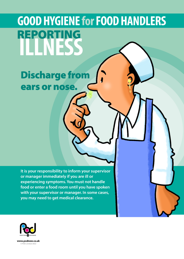 Discharge from ears or nose | POD | Posters On Demand