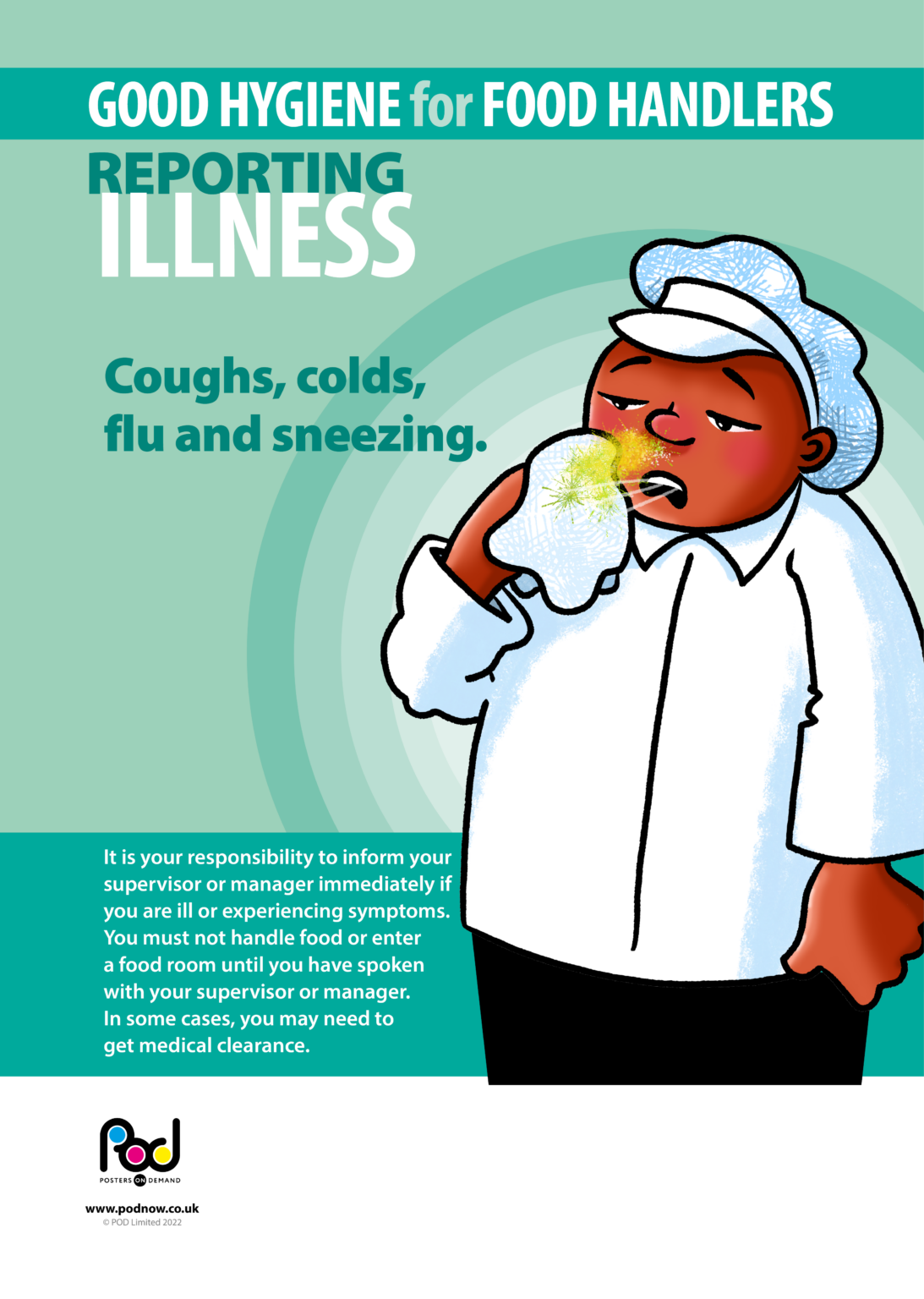Coughs, colds, flu and sneezing | POD | Posters On Demand