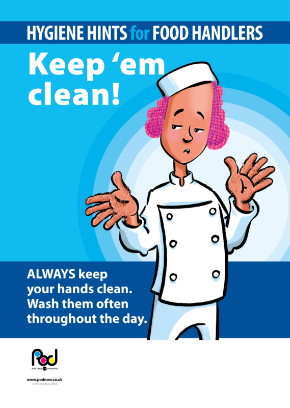 Keep 'em clean! | POD | Posters On Demand