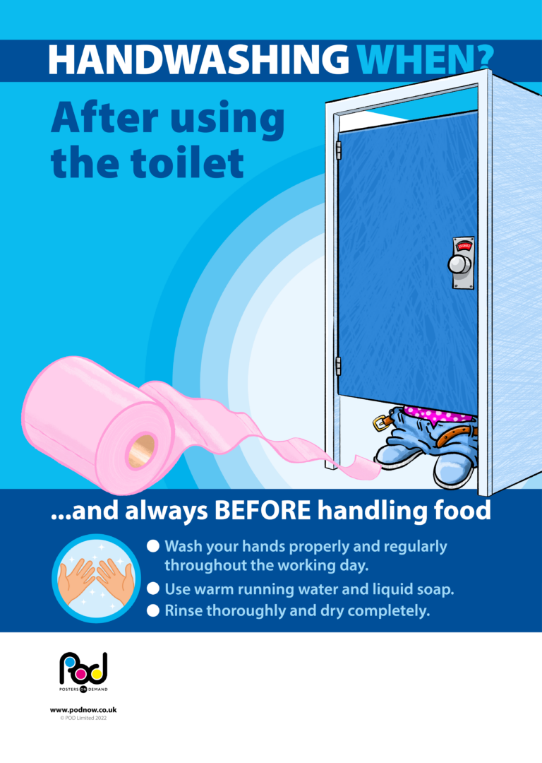 Handwashing When? After using the toilet | Posters | POD | Posters On ...
