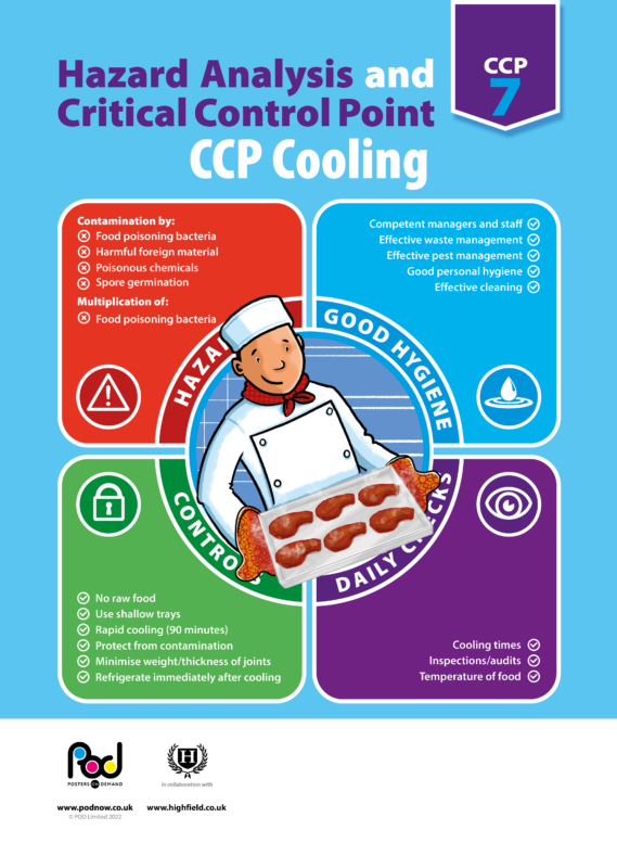 HACCP - CCP Cooling | POD | Posters On Demand