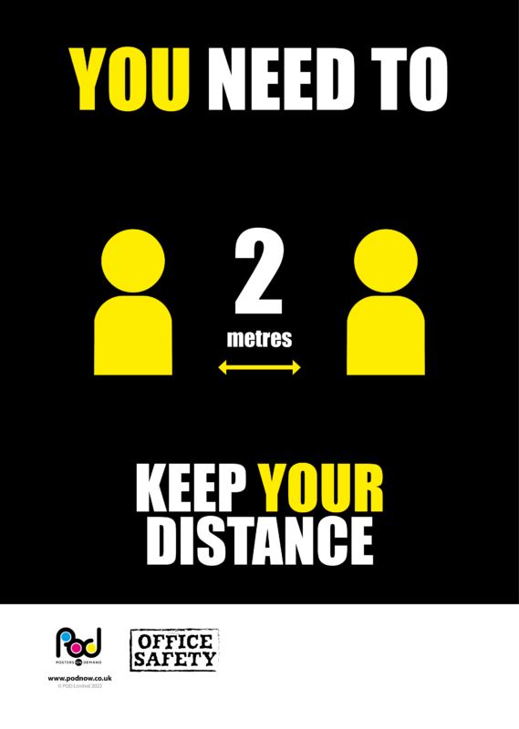 Keep your distance | POD | Posters On Demand