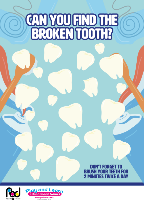 Broken tooth - Game | POD | Posters On Demand