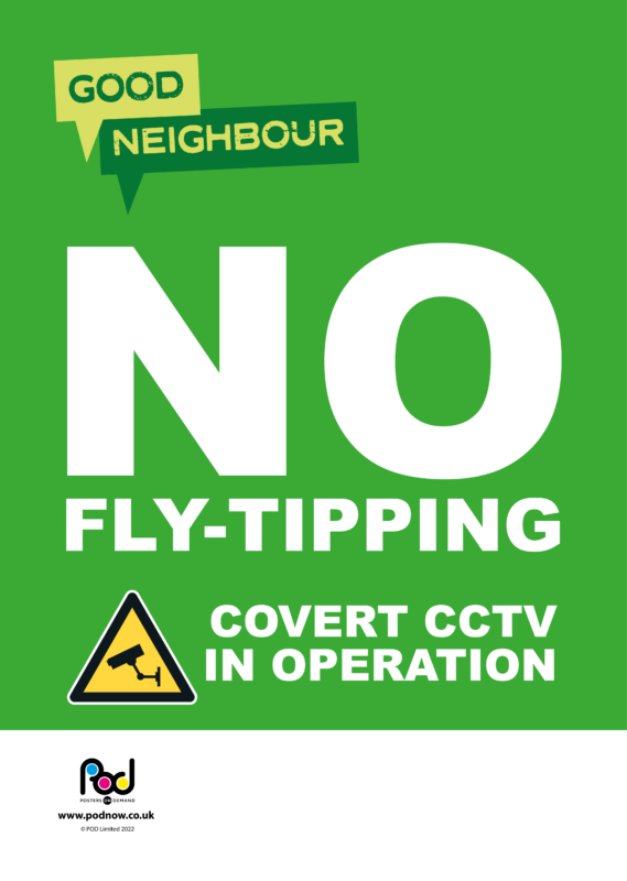 No fly-tipping | POD | Posters On Demand