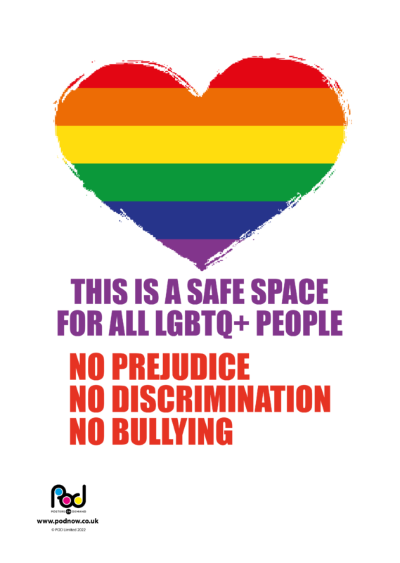 Safe Space - Text | POD | Posters On Demand