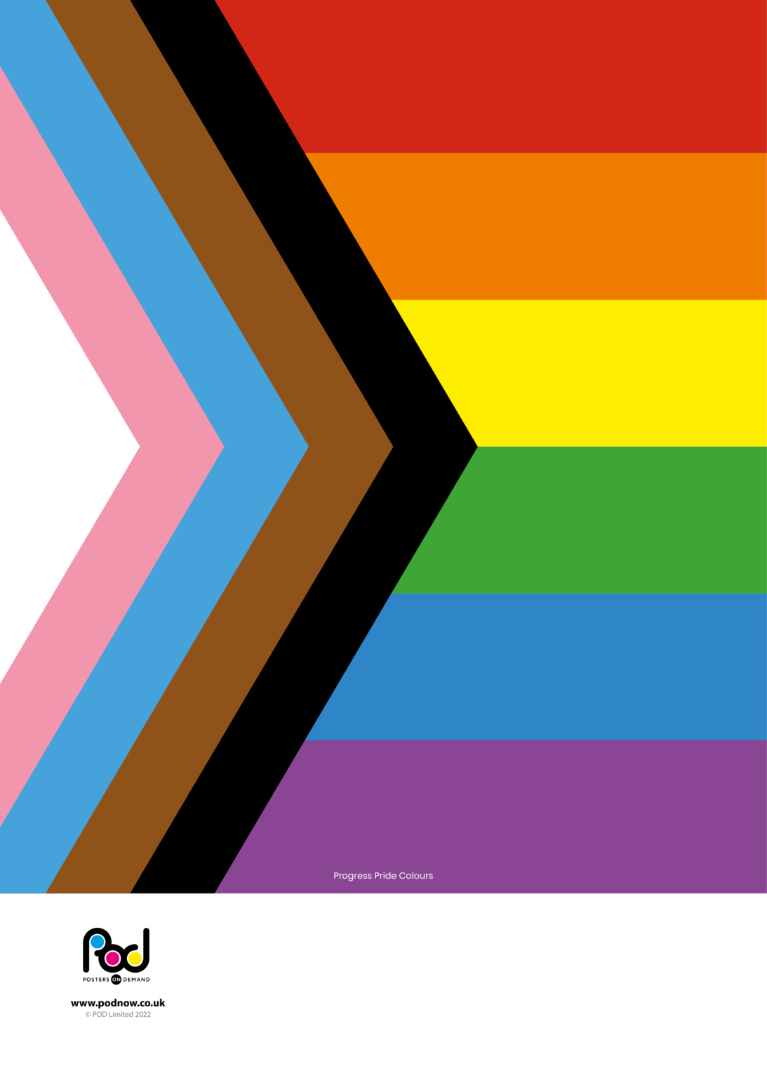 Progress Pride Colours | POD | Posters On Demand