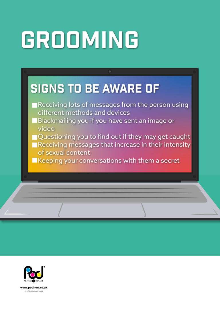 Grooming - Signs to be aware of... | POD | Posters On Demand