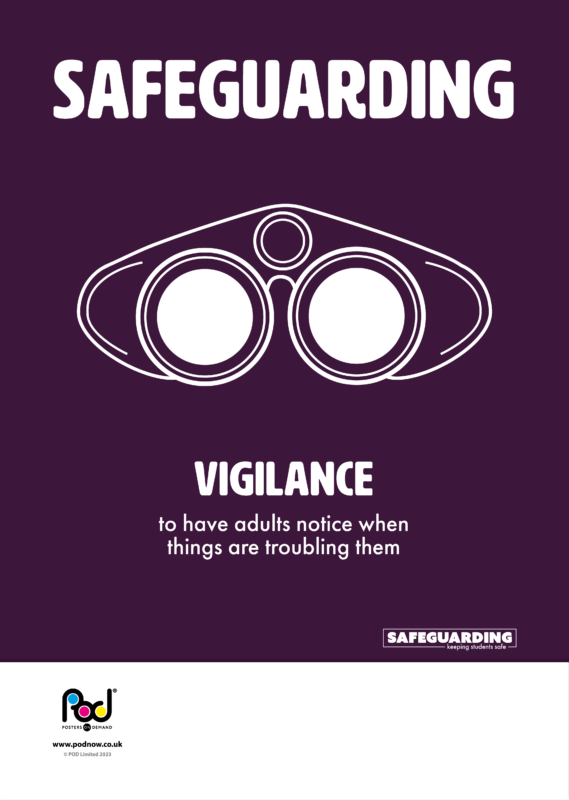 SAFEGUARDING - Vigilance | POD | Posters On Demand