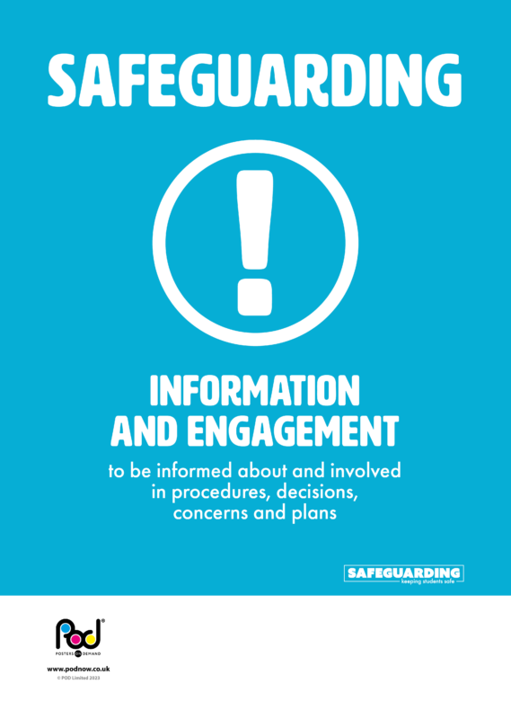 SAFEGUARDING - Information and engagement | POD | Posters On Demand