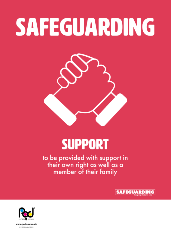 SAFEGUARDING - Support | POD | Posters On Demand