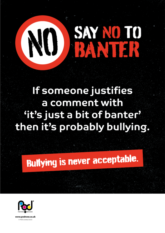 Say no to Banter | POD | Posters On Demand